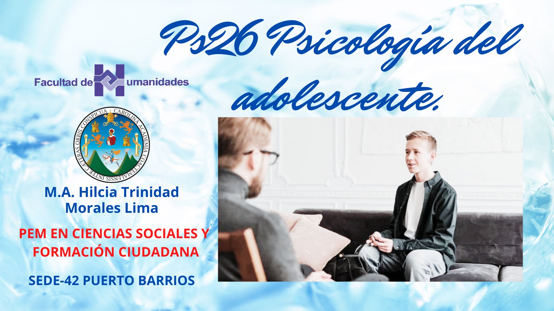 Resumen de PS26_PSICOLOGÍA DEL ADOLESCENTE_PEM EN PEDAGOGÍA, CIENCIAS ...